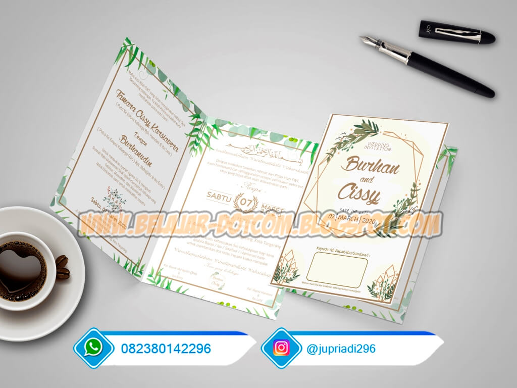 30 Download Desain Undangan Custome Format Psd Minimalis - Kumpulan ...