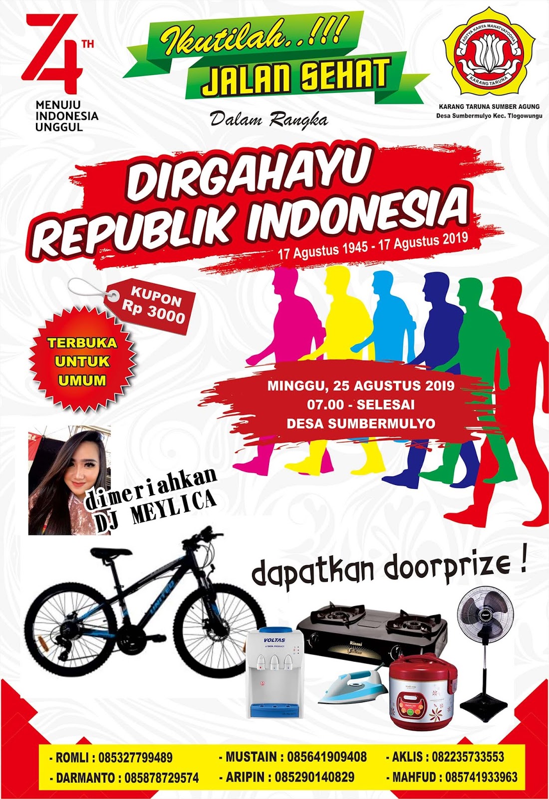 Brosur Jalan Sehat 17 Agustus CDR - AIF PRINTING