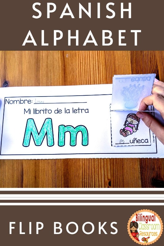 Try These Fun Spanish Alphabet Flip Books This School Year | Bilingual ...