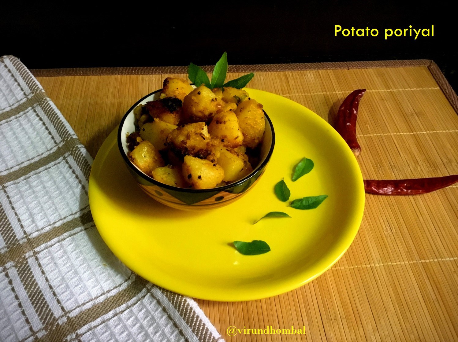 Potato Fry - Urulaikizhangu Poriyal