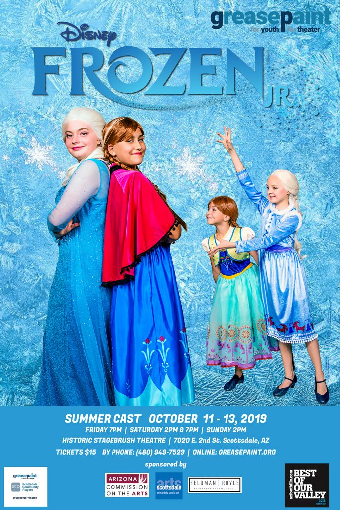 PHX Stages: promo photos - DISNEY'S FROZEN, JR - Greasepaint Youth Theatre