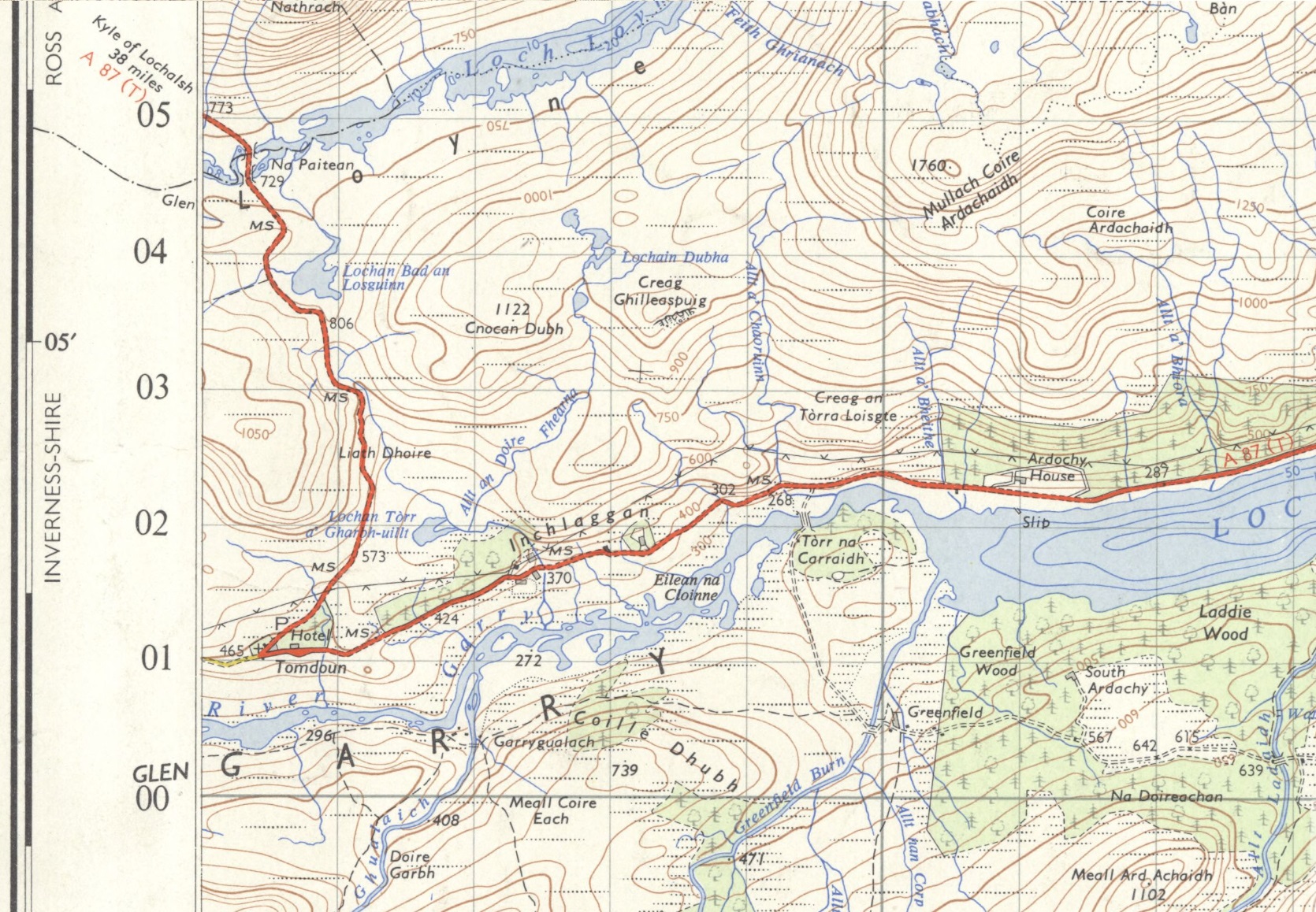 except the Kyles and Western Isles