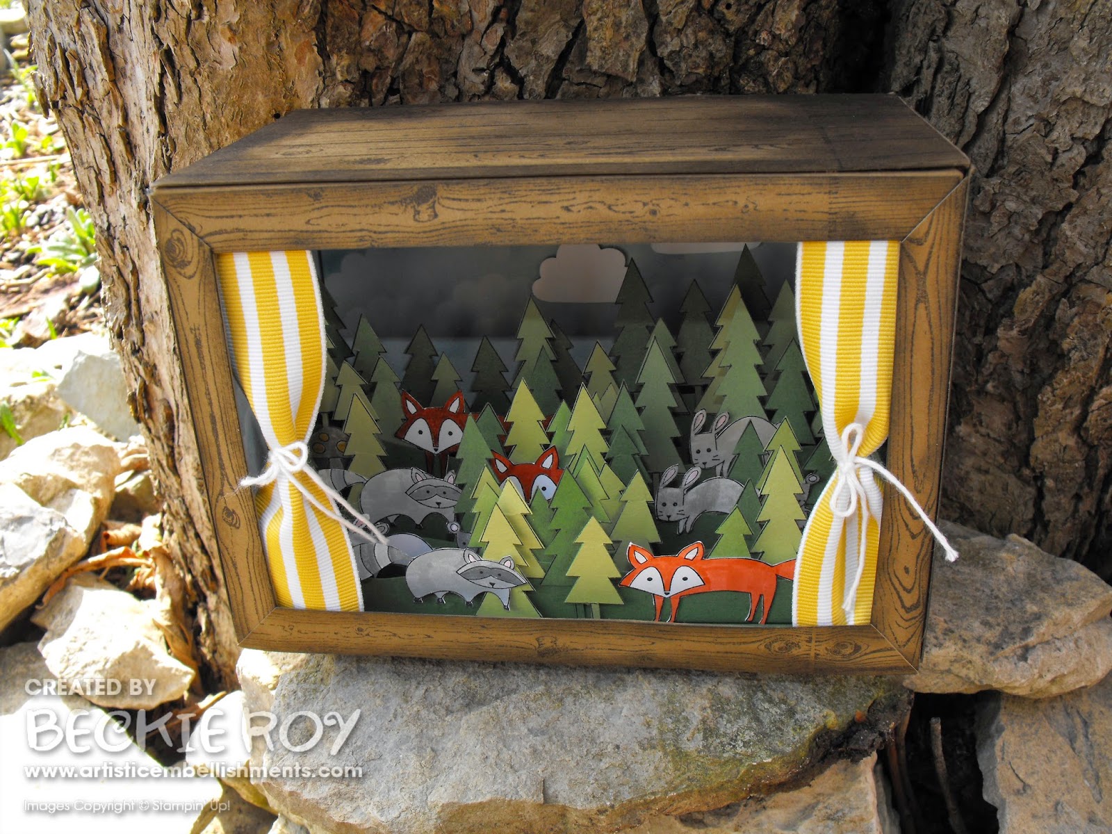 Artistic Embellishments: Life in the Forest Diorama