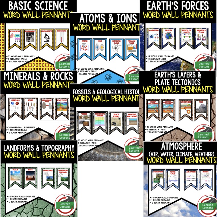 EARTH SCIENCE MEGA BUNDLE, Earth Science Curriculum, Anchor Charts ...