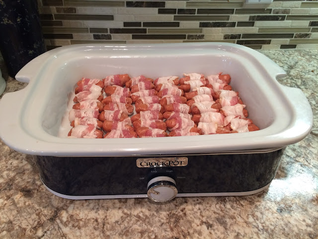 Crock Pot Bacon Wrapped Smokies Chasing Saturdays