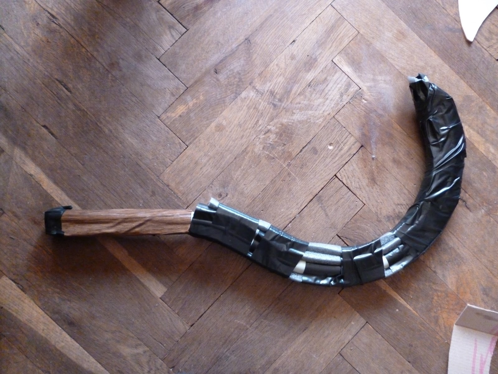 Buskador's LARP: How to make a larp boffer farming sickle