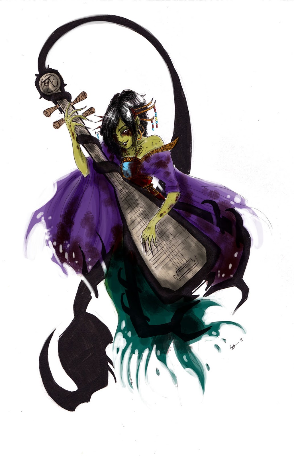 Whola's PPP: Character Design Challenge 2 - Heavy Metal