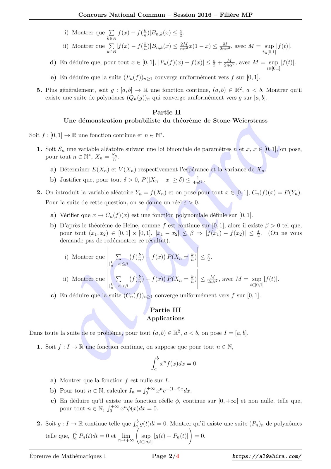 Prepa Excel: CNC math 1 2016