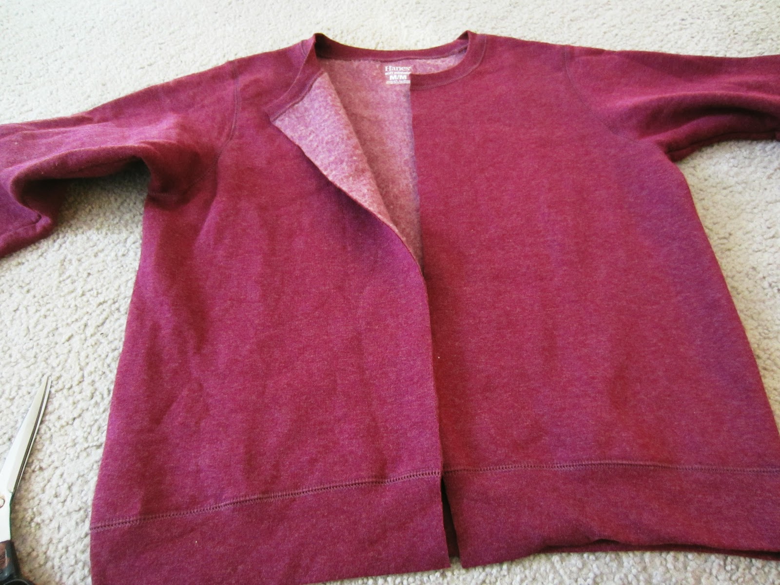 Rachel Jaybird: DIY Sweatshirts-Restyled... Four of them!