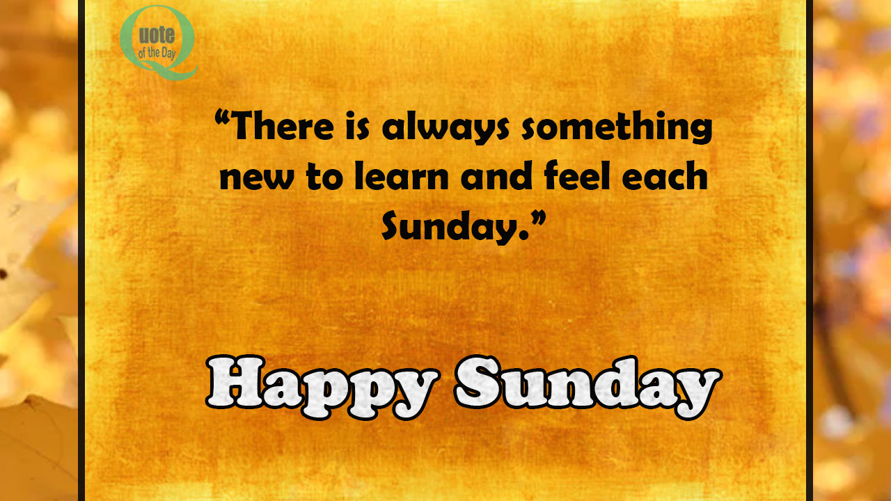 Happy Sunday Quotes Images