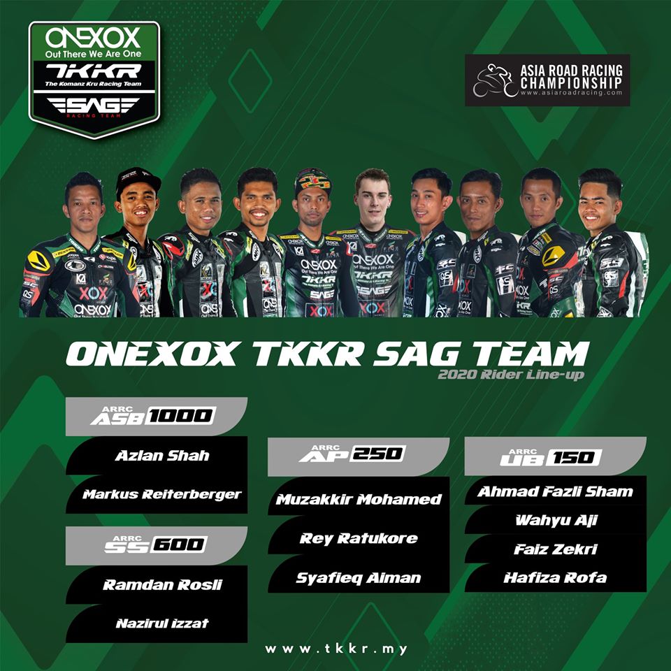 Pelumba Onexox TKKR SAG Team Musim 2020 | yusufultraman.com
