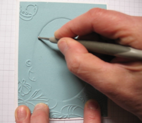 Stamp Girl: Dry Embossing Techniques: Frame