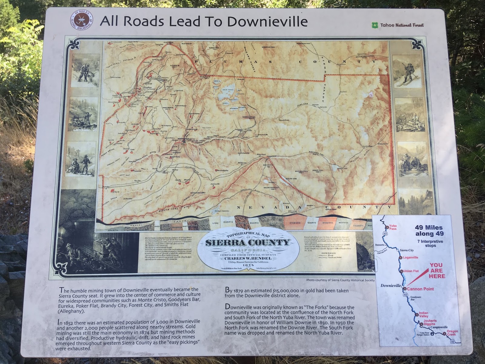 Former California State Route 194 from Downieville to Saddleback Mountain