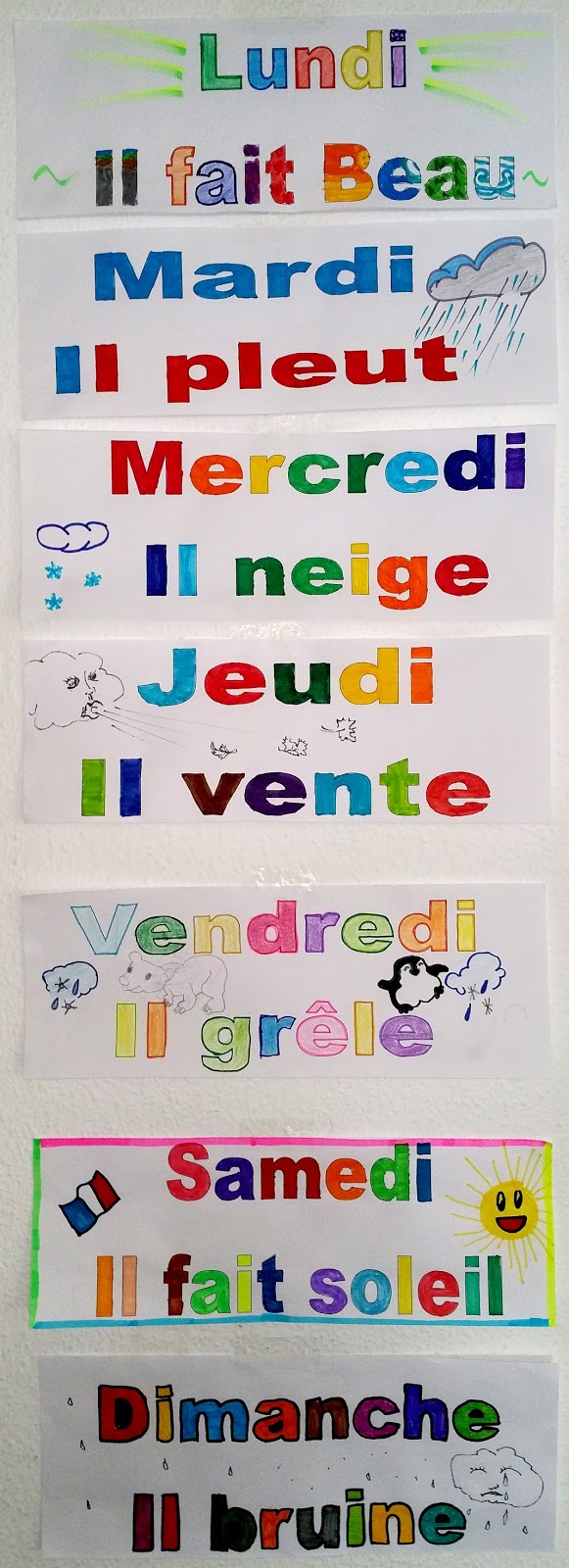L'atelier FLE: 1 ESO - Les jours de la semaine, les mois et les saisons