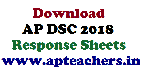 Download AP DSC 2018 Response Sheets | APTEACHERS Website