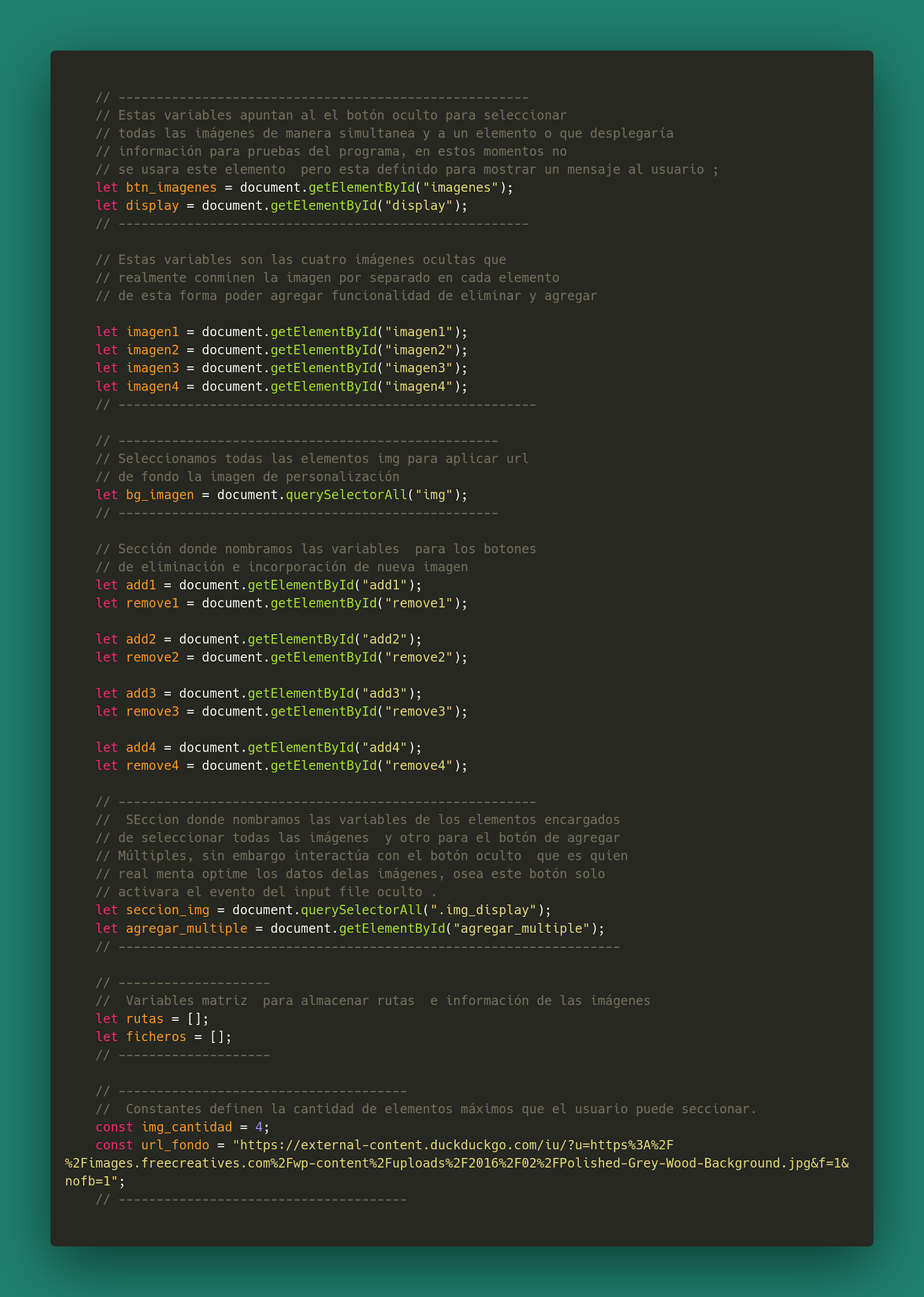 Vista previa de imágenes con JavaScript