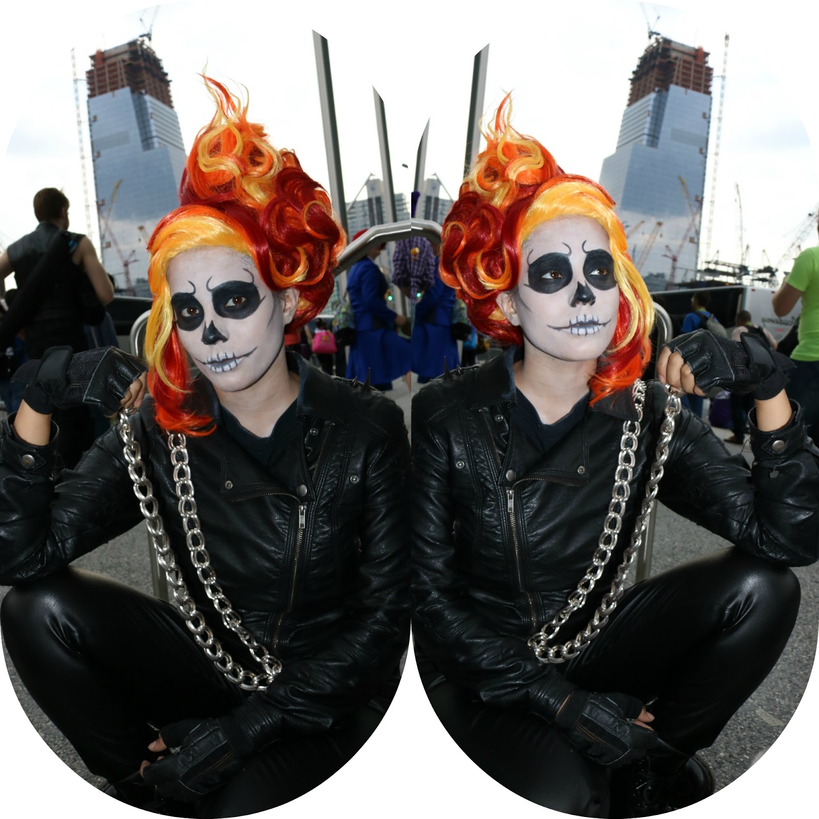 Female Ghost Rider Cosplay At New York Comic Con. - POP! Goes The Nubia