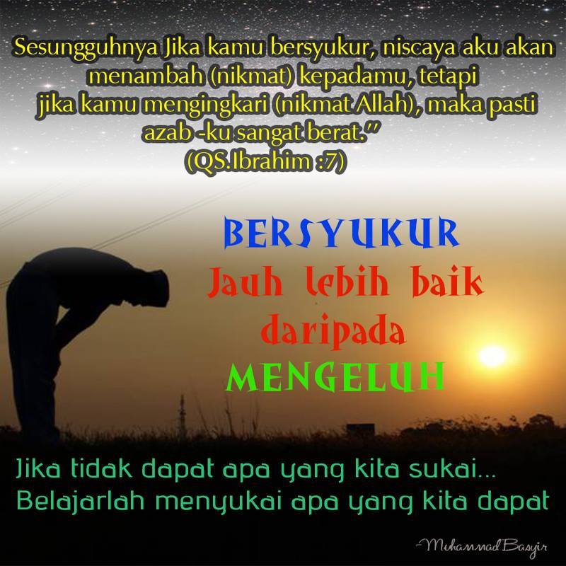 Rasa Syukur ~ Santri Fisika