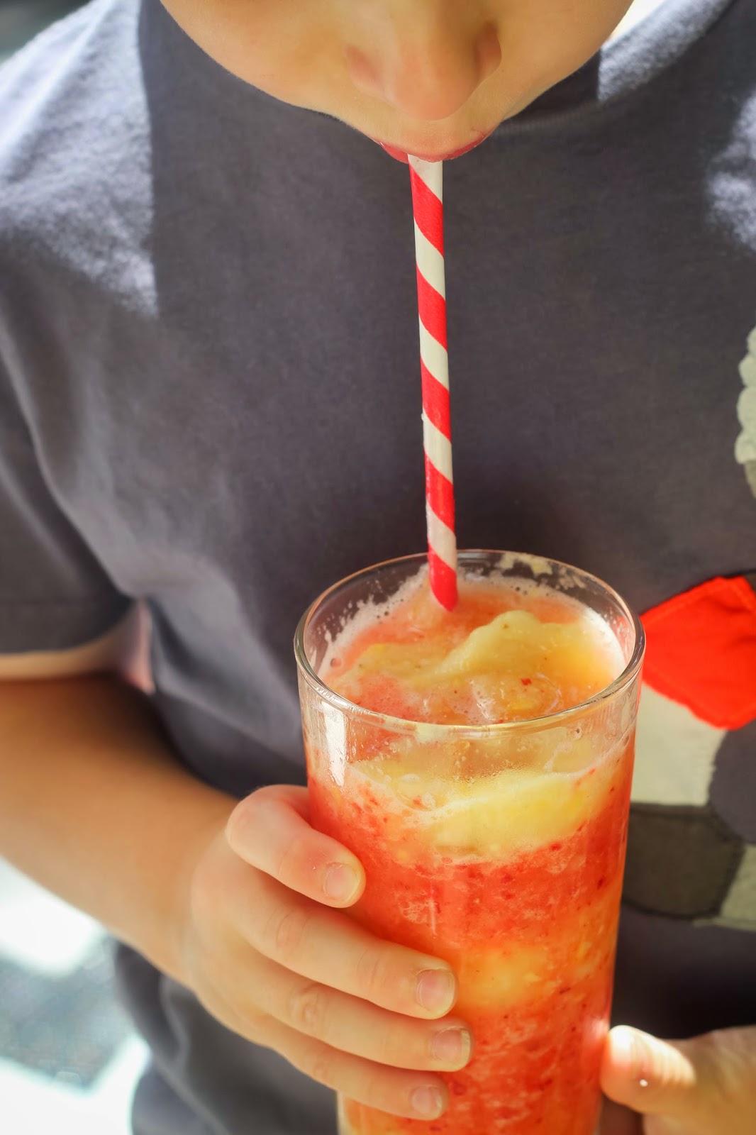Not-So-SAHM: Grub It Up: Homemade Fruit Slurpees!