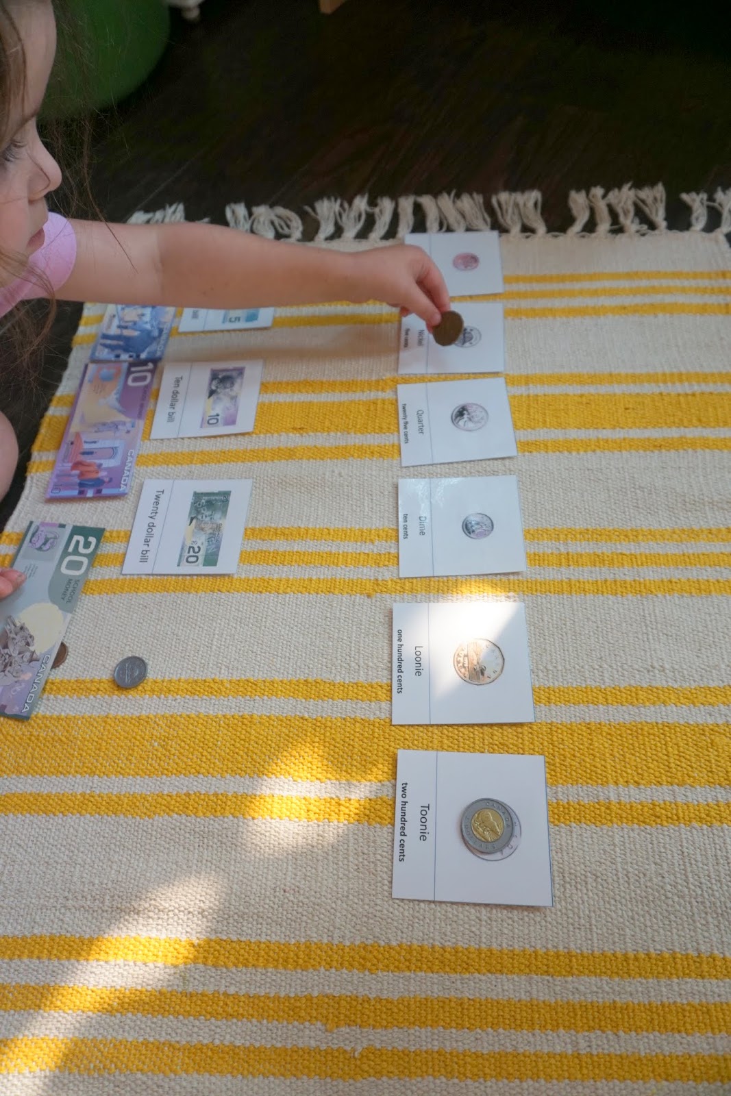 "Making Montessori Ours": Canadian & American Money Unit & Printables