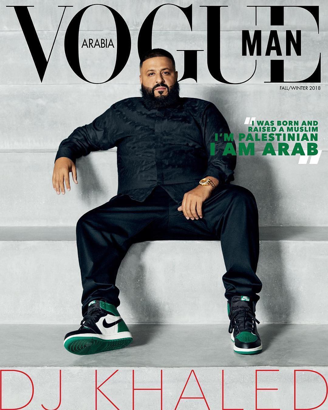 DJ Khaled para Vogue Man Arabia Fall/Winter 2018