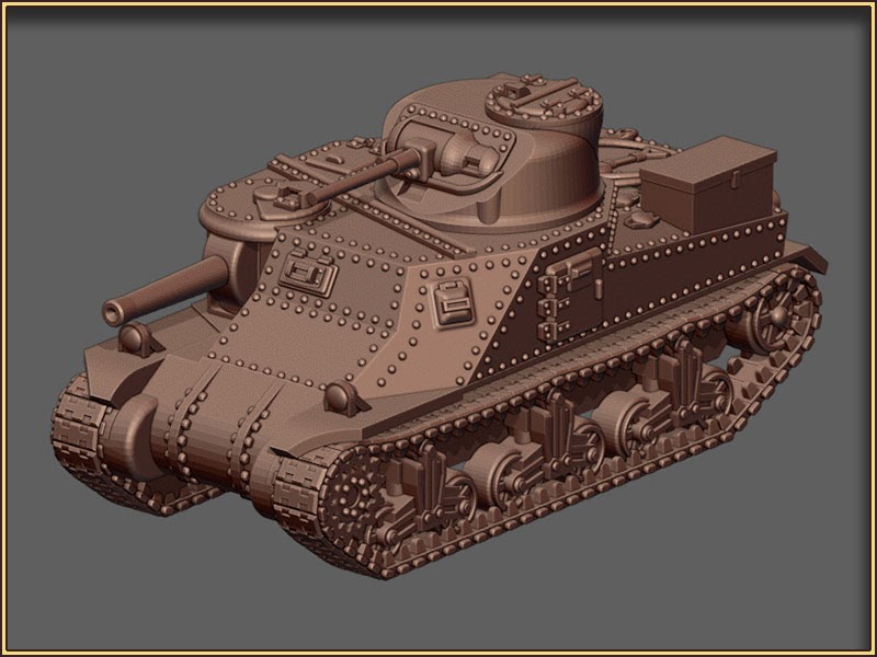 Shouting Into The Void: M3 Lee for 3d printing