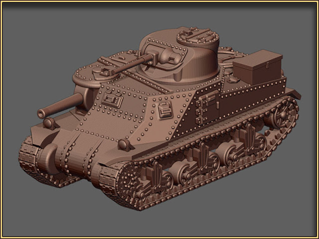 Shouting Into The Void: M3 Lee for 3d printing