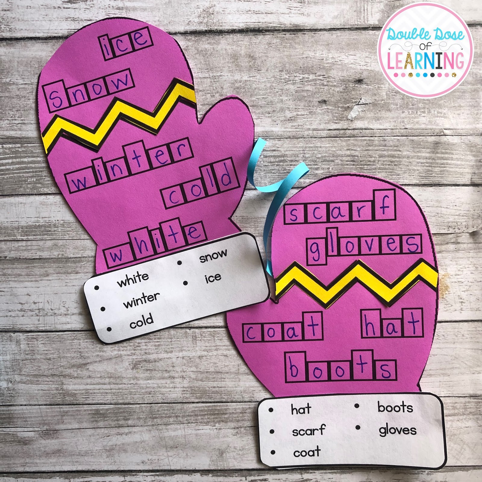 Winter Craftivities for 1st and 2nd grade - Double Dose of Learning