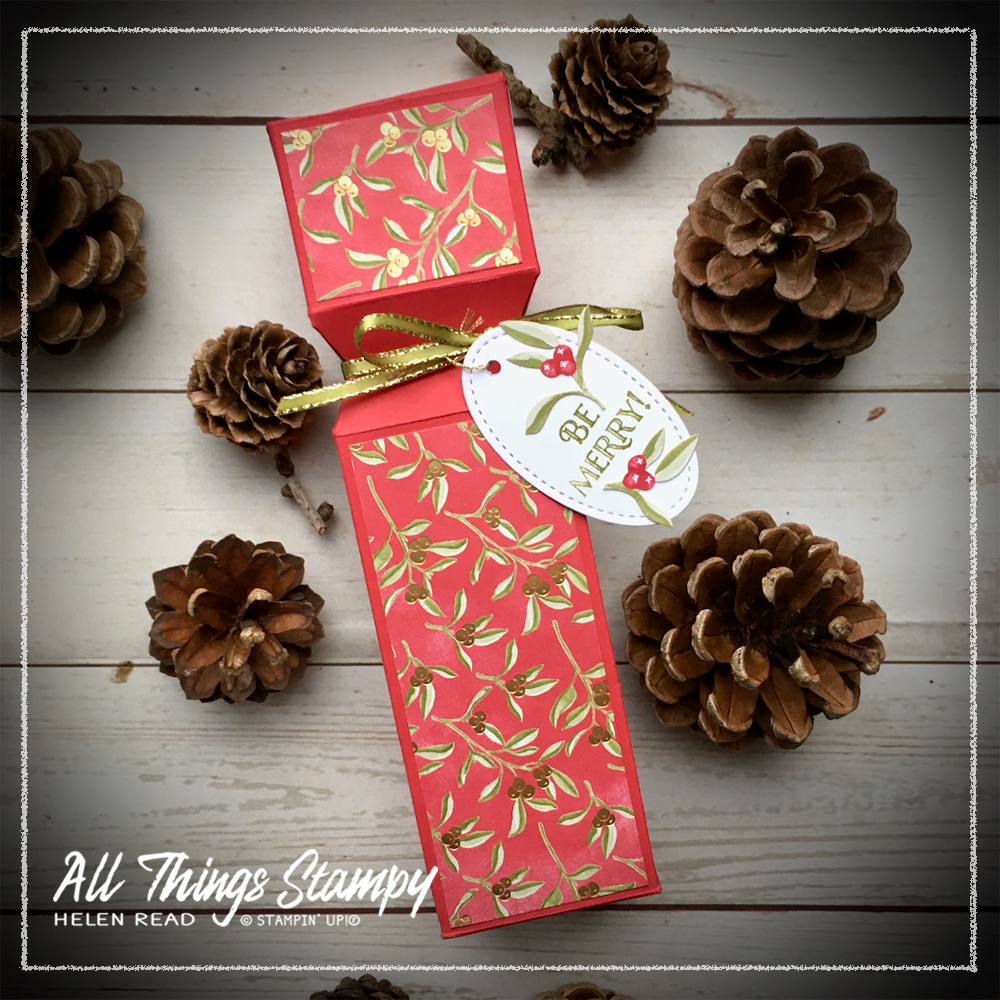 All Things Stampy: Free tutorials: Half-cracker gift box and triangle ...