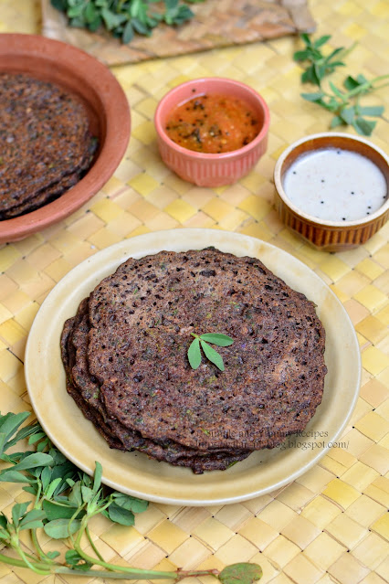 Simple and Yummy Recipes: Ragi Adai with Methi Leaves | Finger millet ...