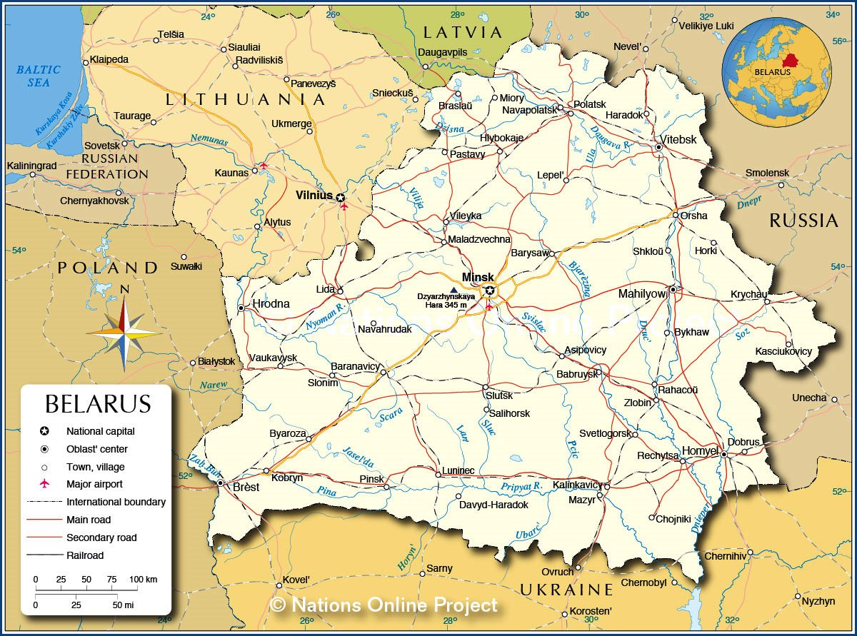 Belarus Map