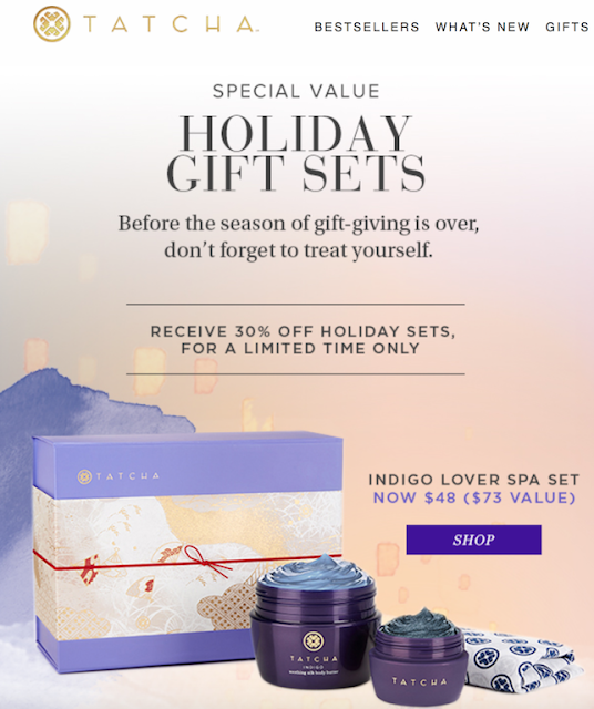 lola's secret beauty blog: 30% OFF TATCHA Holiday Gift Sets!