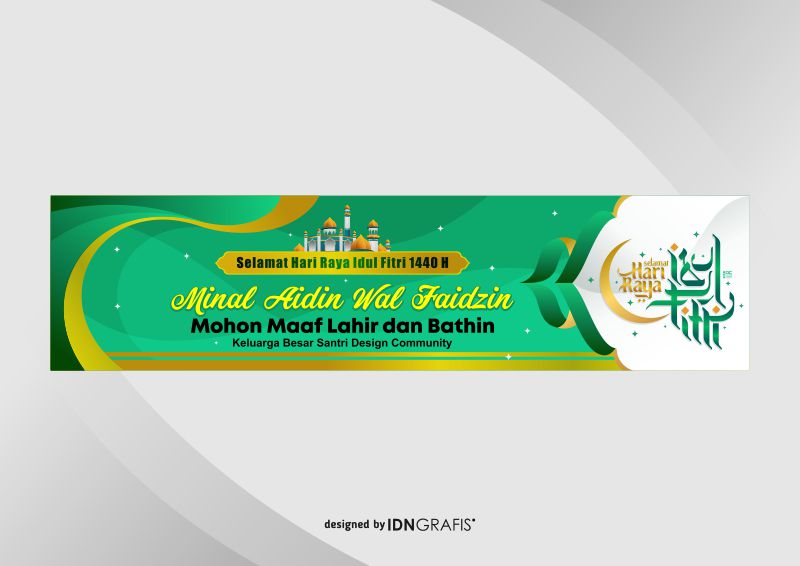 Download Template Banner Idul Fitri & Idul Adha Cdr - IDN GRAFIS