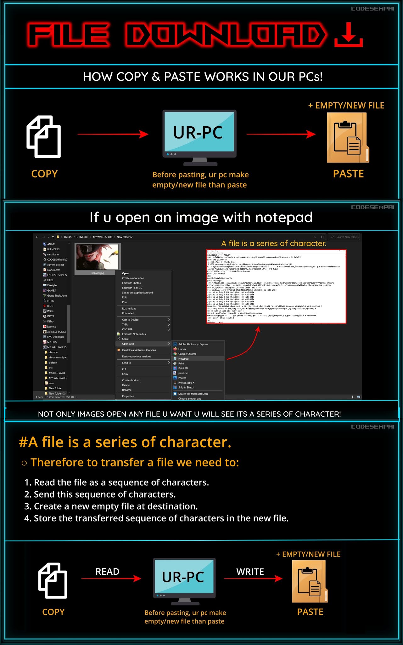 Backdoor 06 : File Download using python | CodeSempai
