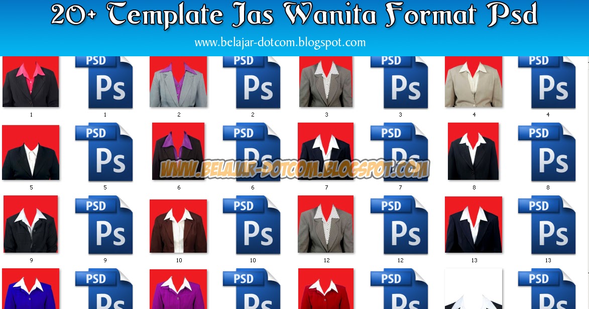 20+ Template Jas Wanita Untuk Pas Foto Format Psd Download Gratis ...