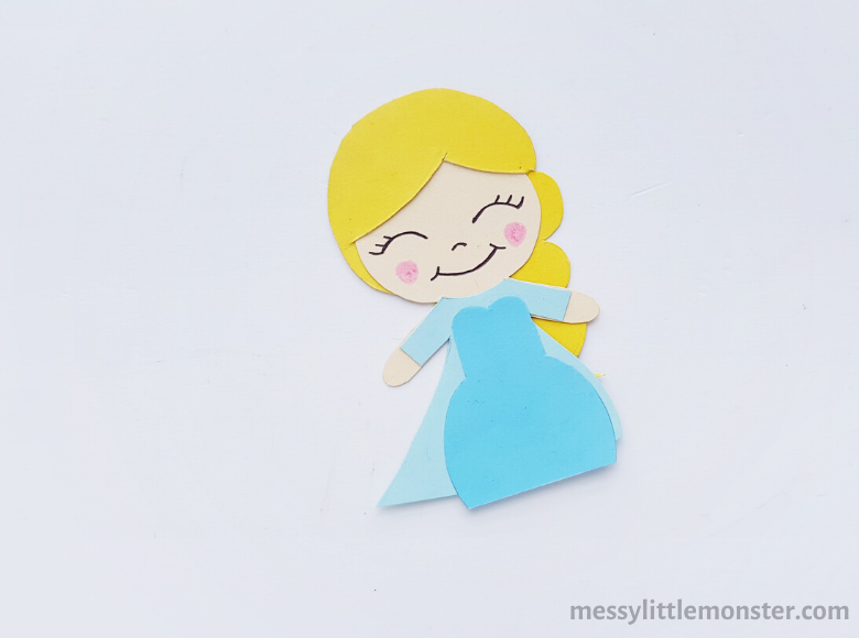 Frozen Bookmark Craft - Messy Little Monster