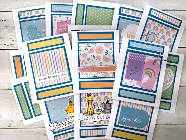 Jess Crafts: 6x6 Paper Pad Tutorial with No Scraps- 54 Cards with ...