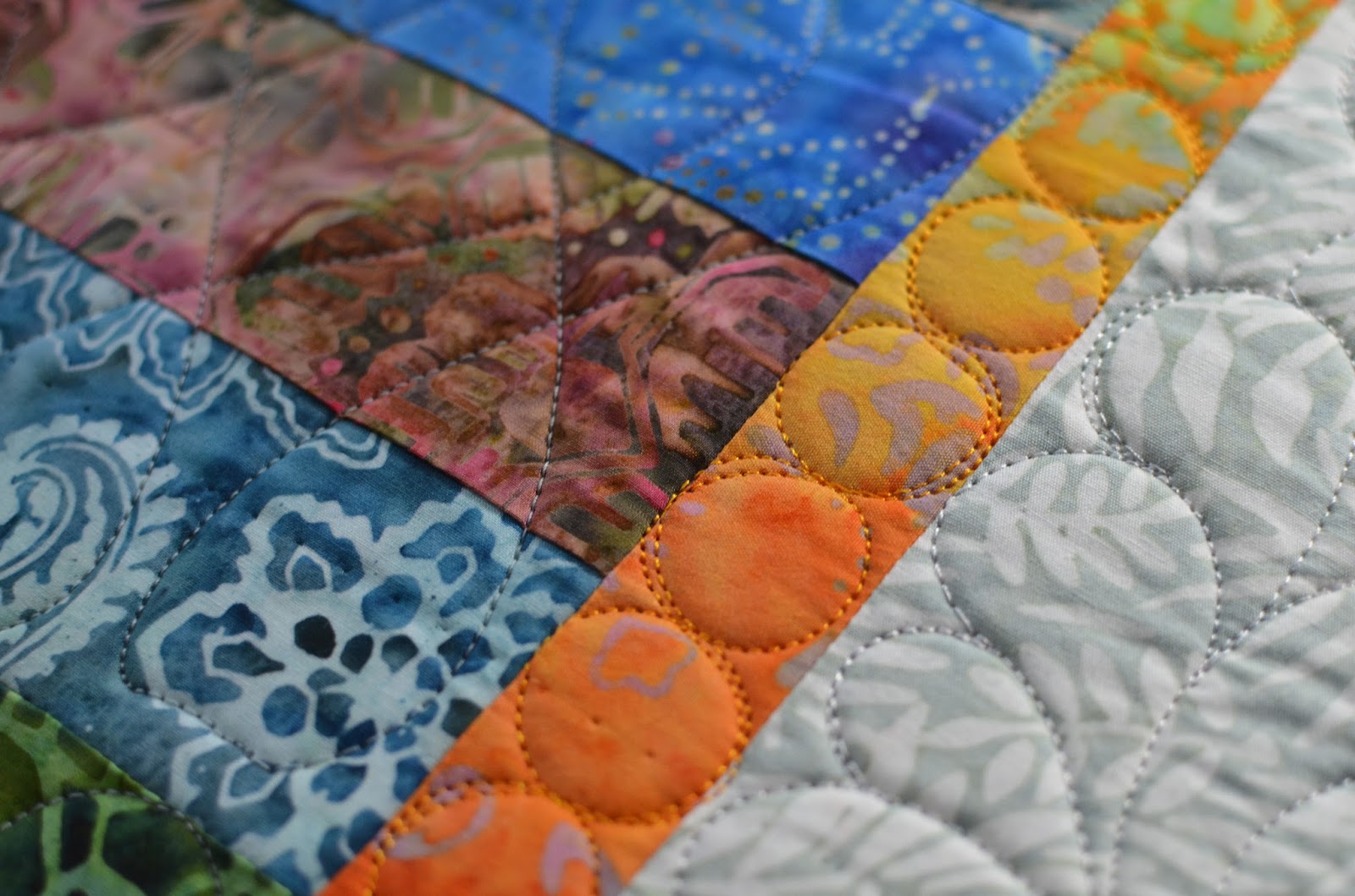 Oh Sew Loved: Alice's Batik Strip Quilt