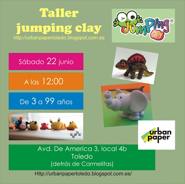 Urban Paper Toledo: Taller Jumping Clay