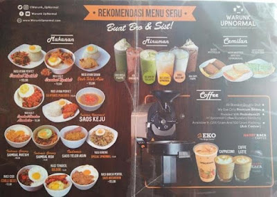 Warunk Upnormal Medan - Tempat Kekinian ala Cafe dengan Harga Murmer ...