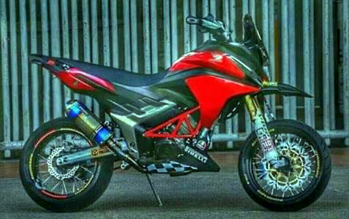Penampakan Honda CS 1 Modif Adventure Supermoto Ini Bikin Siapa Pun Iri ...
