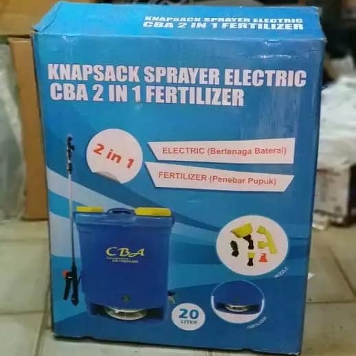 CBA Electric 2 in 1 Fertilizer Sprayer - Penyemprot Elektrik - Tani ...