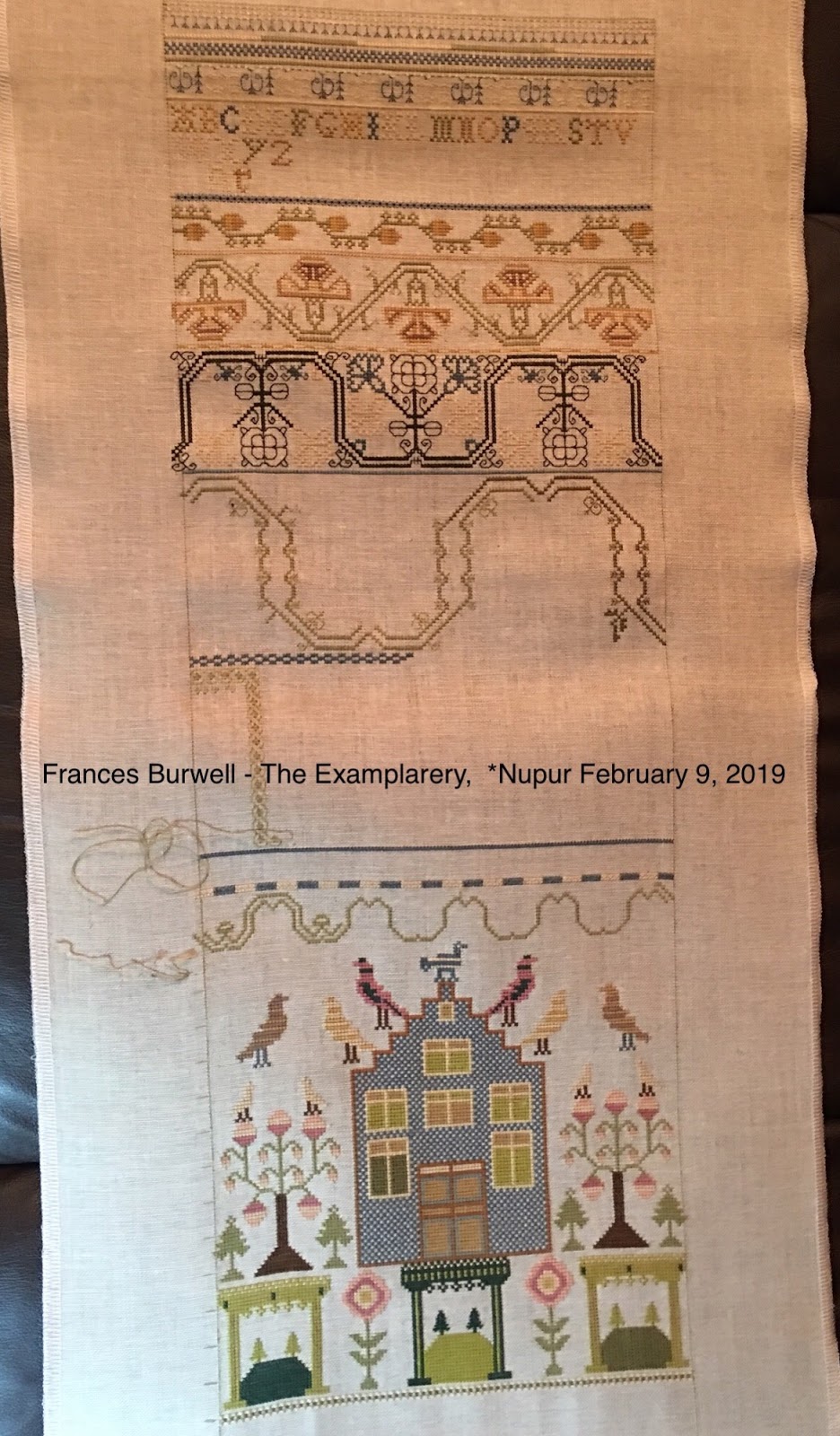 The Song of my Needle : An unplanned sampler start : Frances Burwell by ...