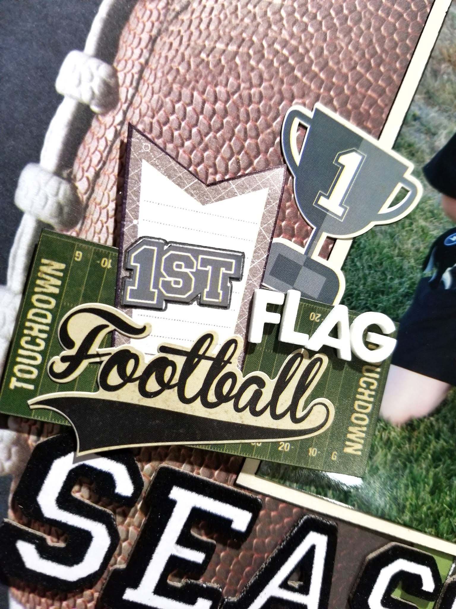 {Football Season} using the "Touchdown" Deluxe Theme Kit