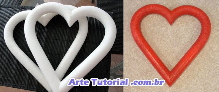 Como fazer uma guirlanda de coração – passo a passo - Arte Tutorial