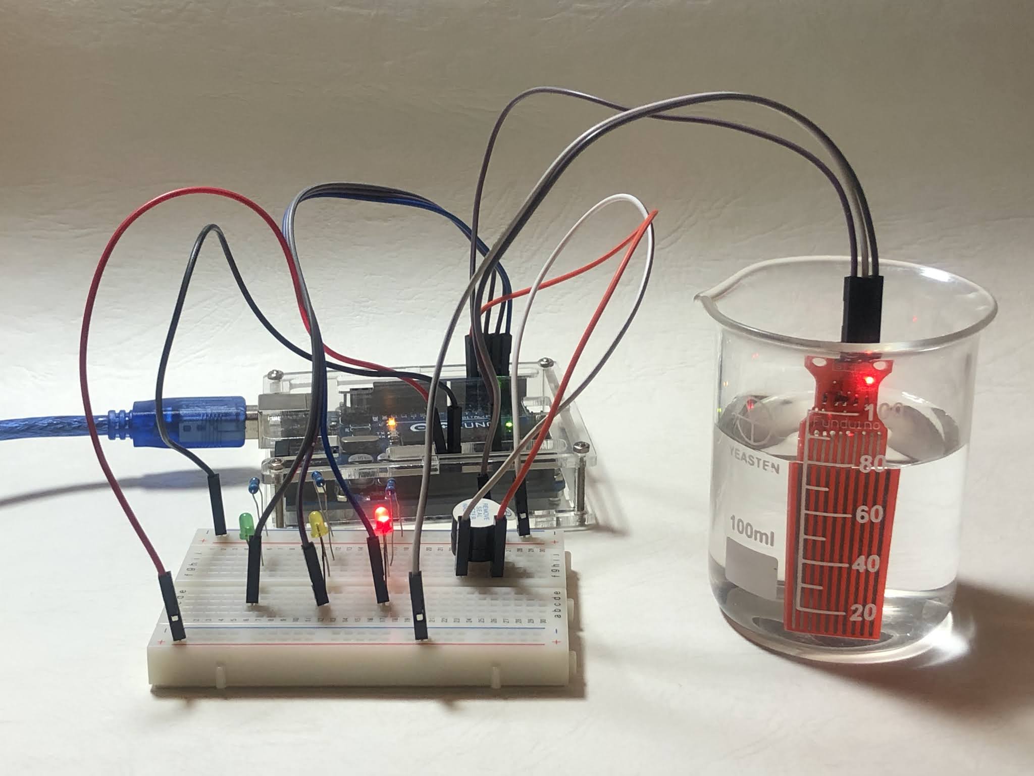 Arduino筆記(79)：偵測水位高低 Water Sensor