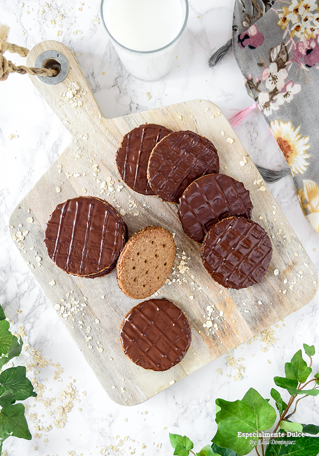 Galletas Digestive con avena y chocolate | Especialmente Dulce