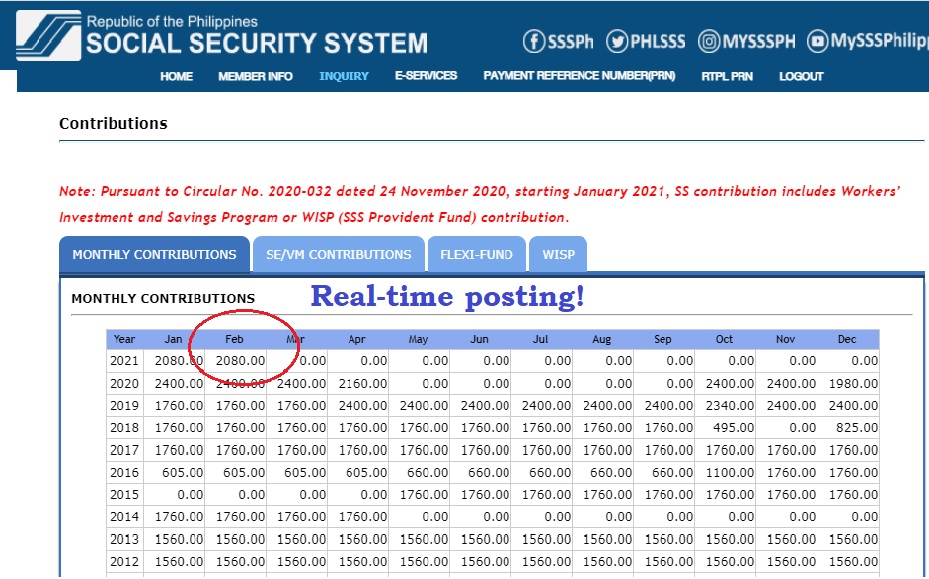 Pay SSS Contributions via UnionBank Online