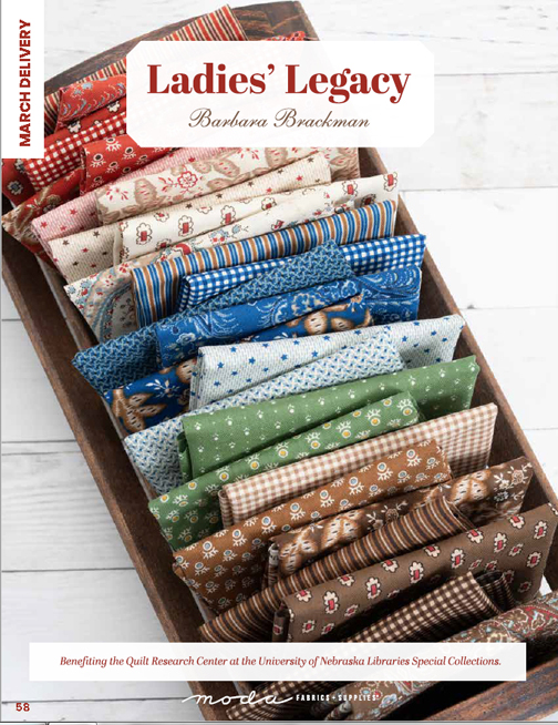 Barbara Brackman's MATERIAL CULTURE: Ladies' Legacy Fabric Collection