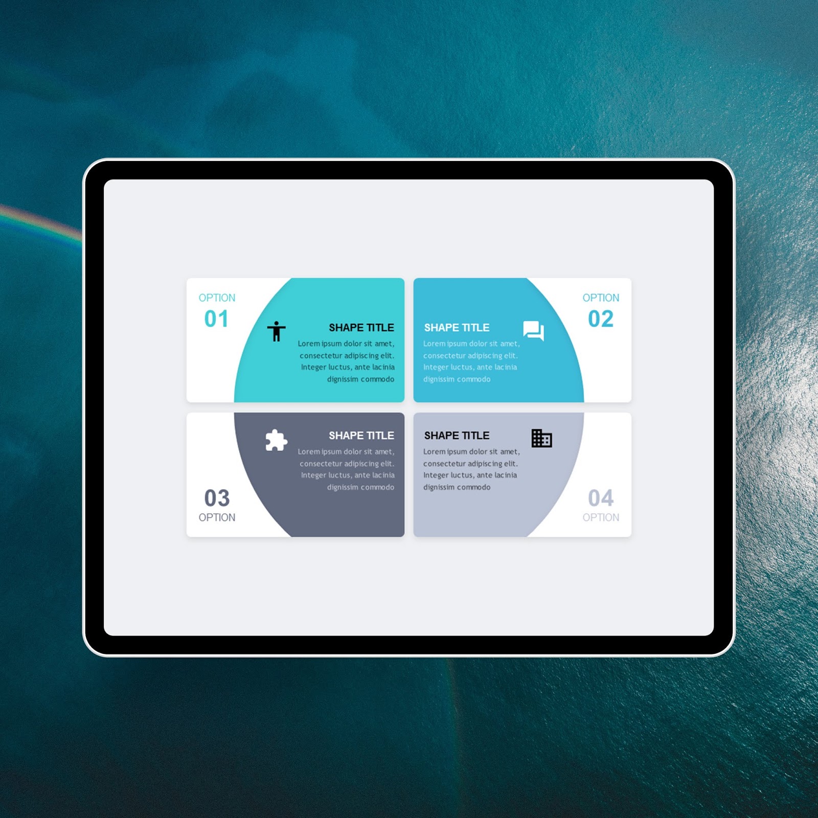 Circle Overlap Matrix PowerPoint Templates - PowerPoint Free